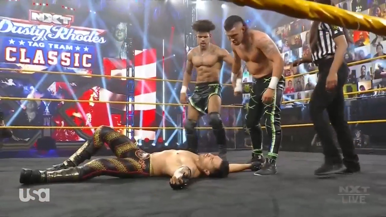Watch MSK battles Legado Del Fantasma in the semi-final of the NXT ...
